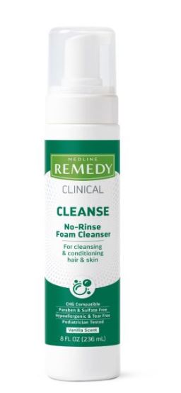 Medline Remedy Clinical No-Rinse Foam Cleanser - Scented 8oz – Bowers ...