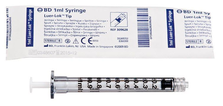 BD Luer-Lok™ Syringe 1 mL – Bowers Medical Supply
