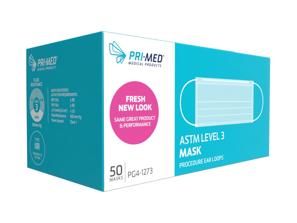 Primed® Medical Face Mask (ASTM Level 3) – Bowers Medical Supply